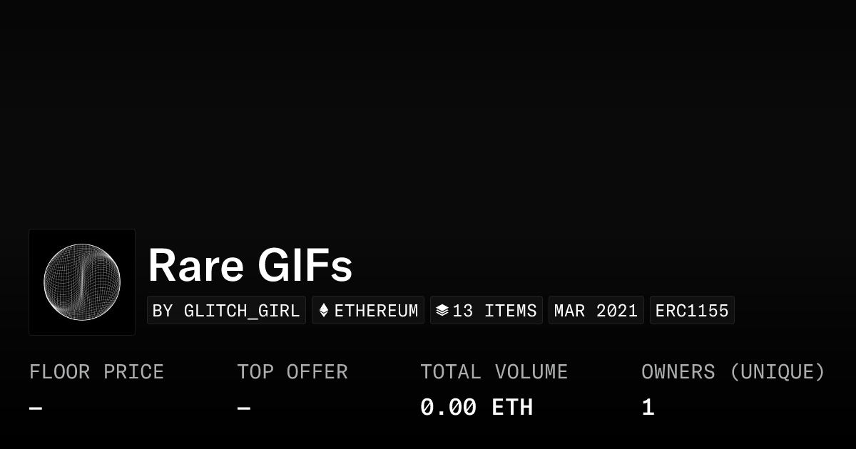 Rare GIFs - Collection | OpenSea