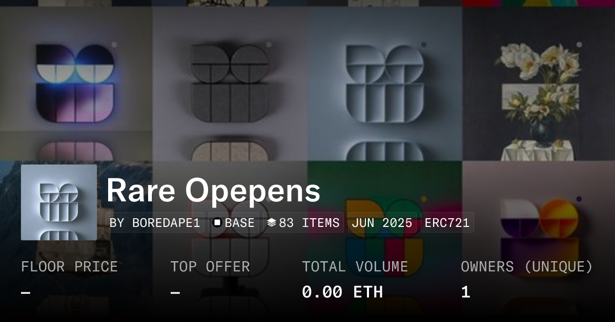 Rare Opepens - Collection | OpenSea