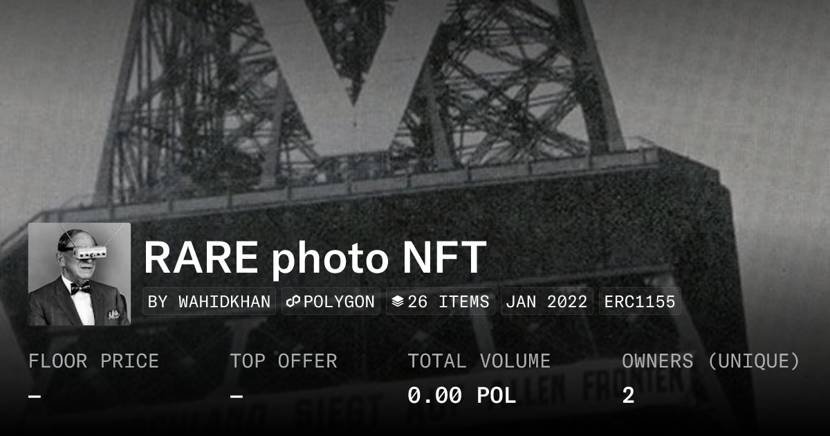 RARE photo NFT - Collection | OpenSea