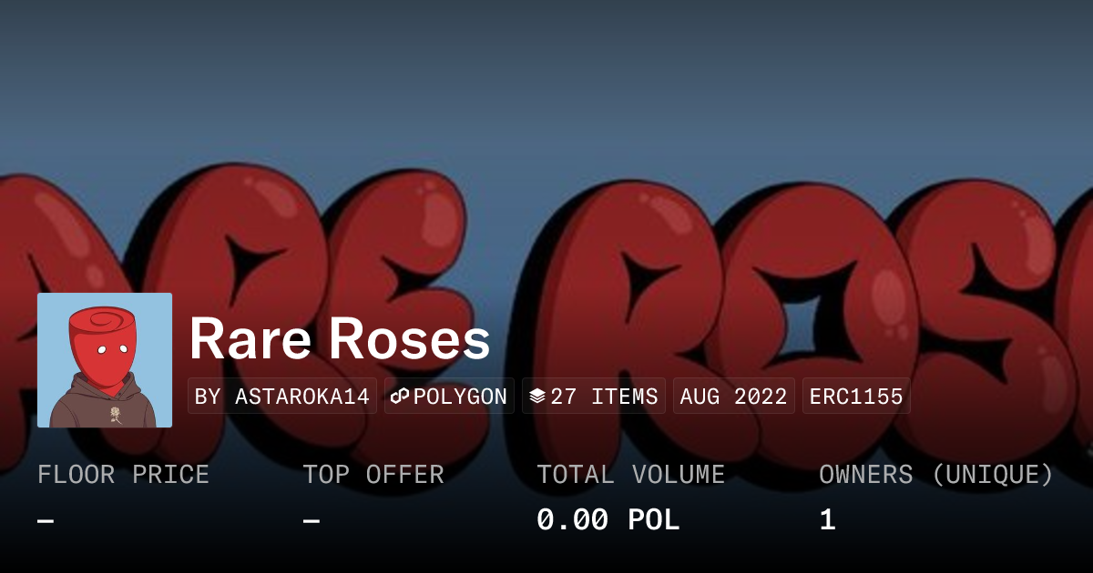 Rare Roses - Collection | OpenSea