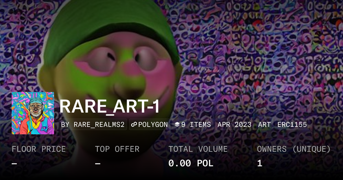RARE_ART-1 - Collection | OpenSea