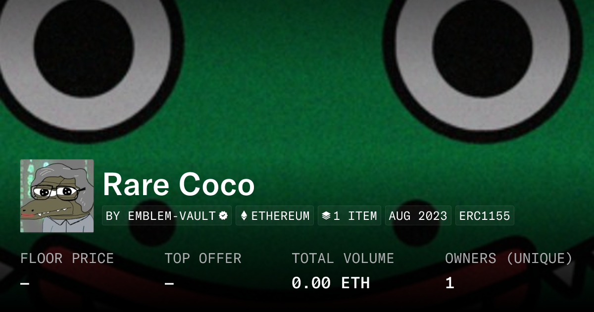 Rare Coco - Collection | OpenSea
