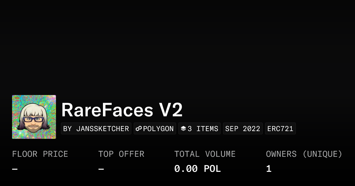 RareFaces V2 - Collection | OpenSea
