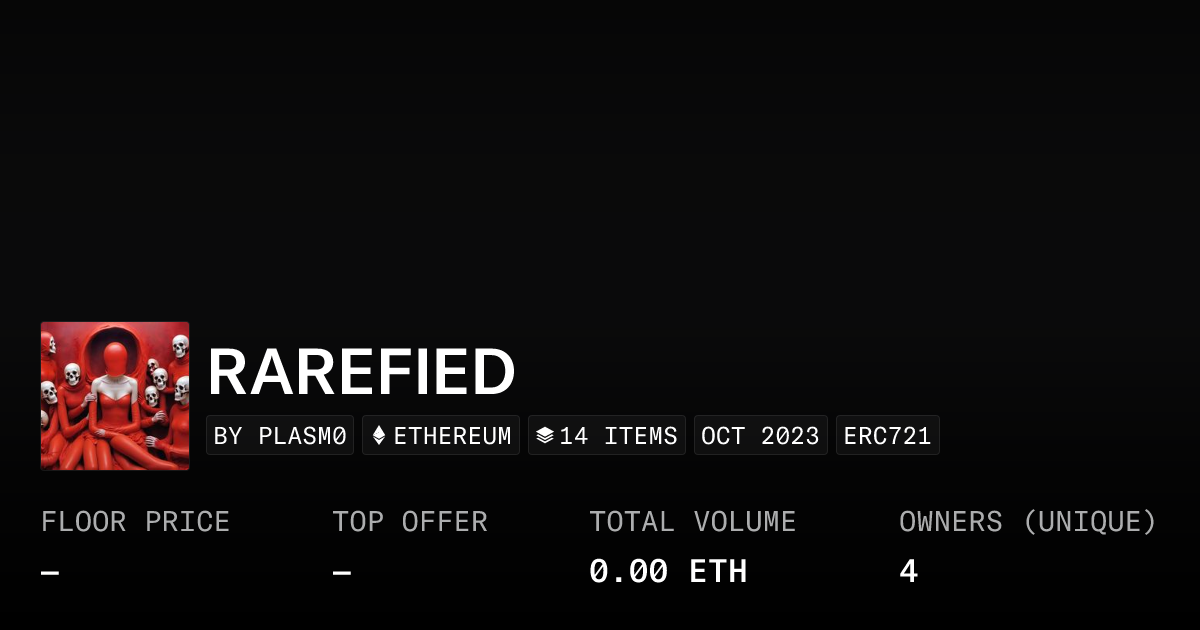 RAREFIED - Collection | OpenSea