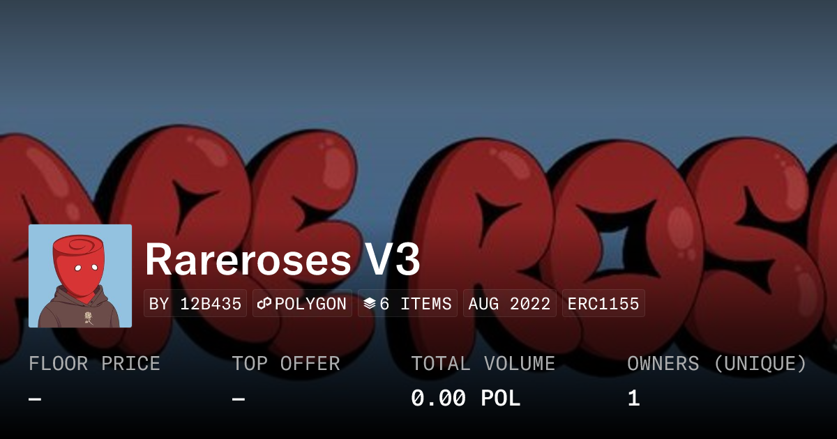 Rareroses V3 - Collection | OpenSea