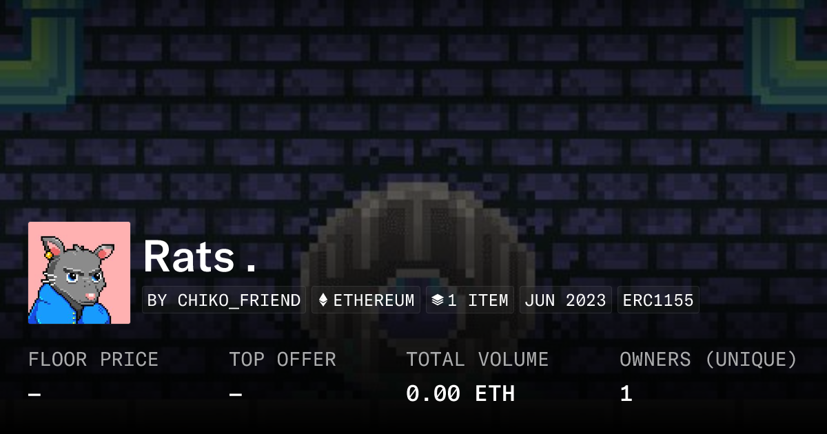 Rats . - Collection | OpenSea