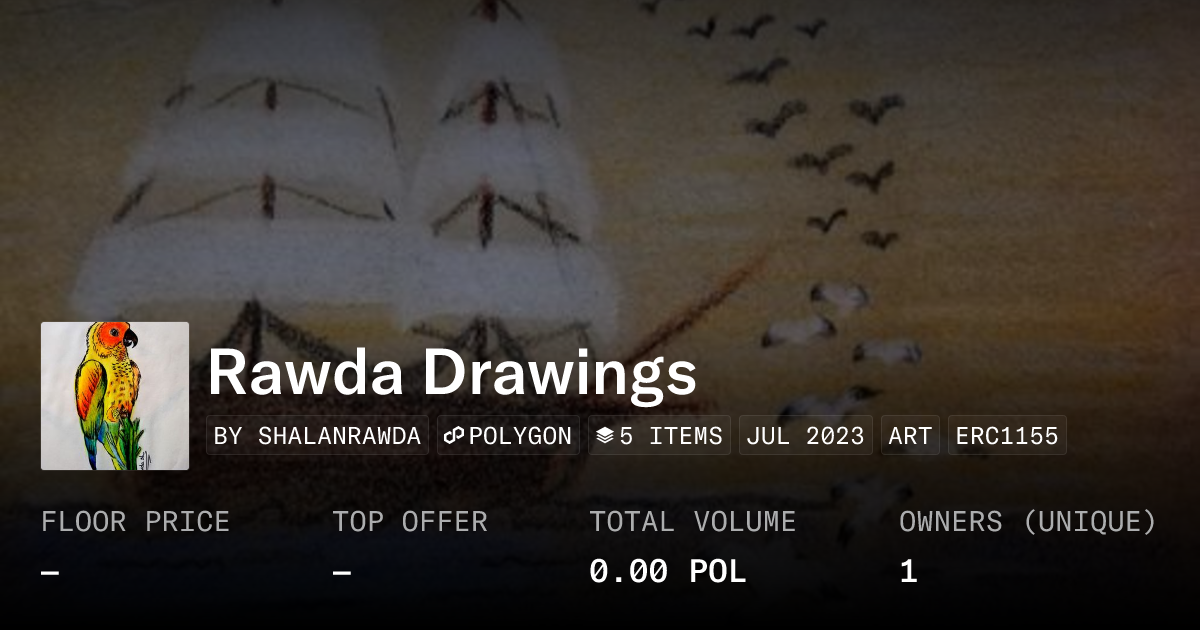 Rawda Drawings - Collection | OpenSea
