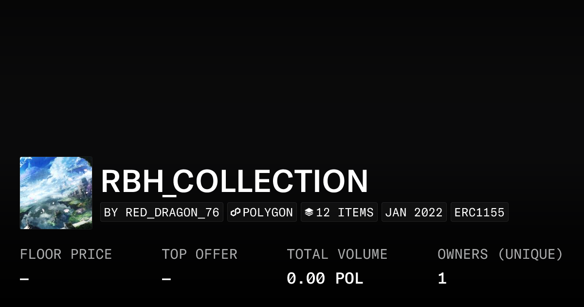 RBH_COLLECTION - Collection | OpenSea