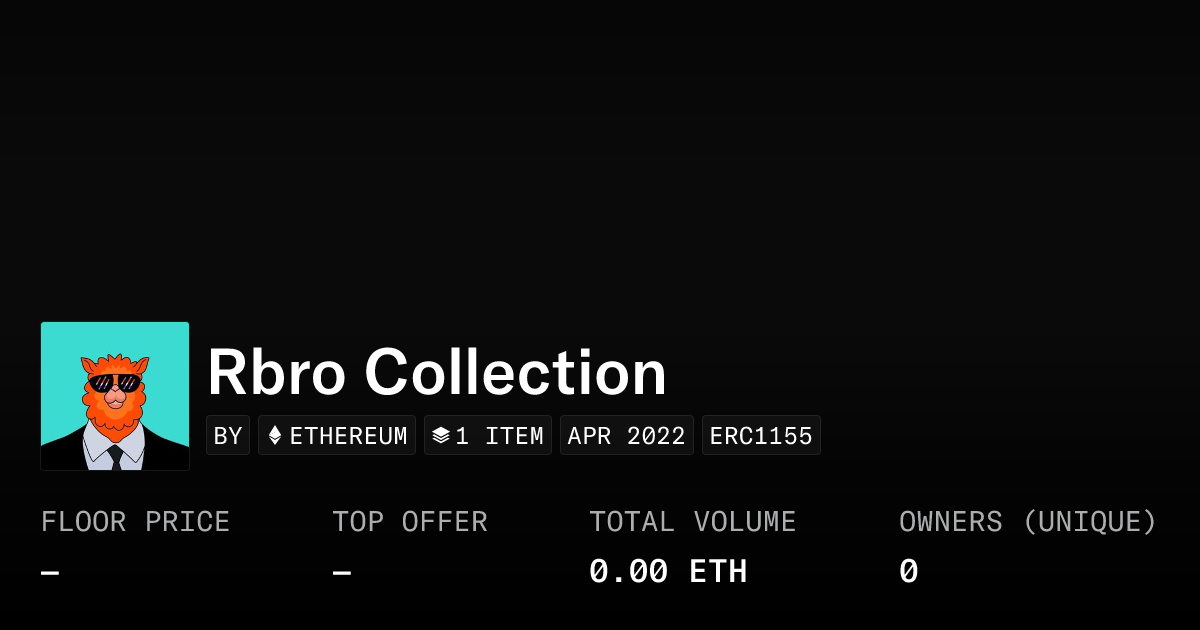 Rbro Collection - Collection | OpenSea