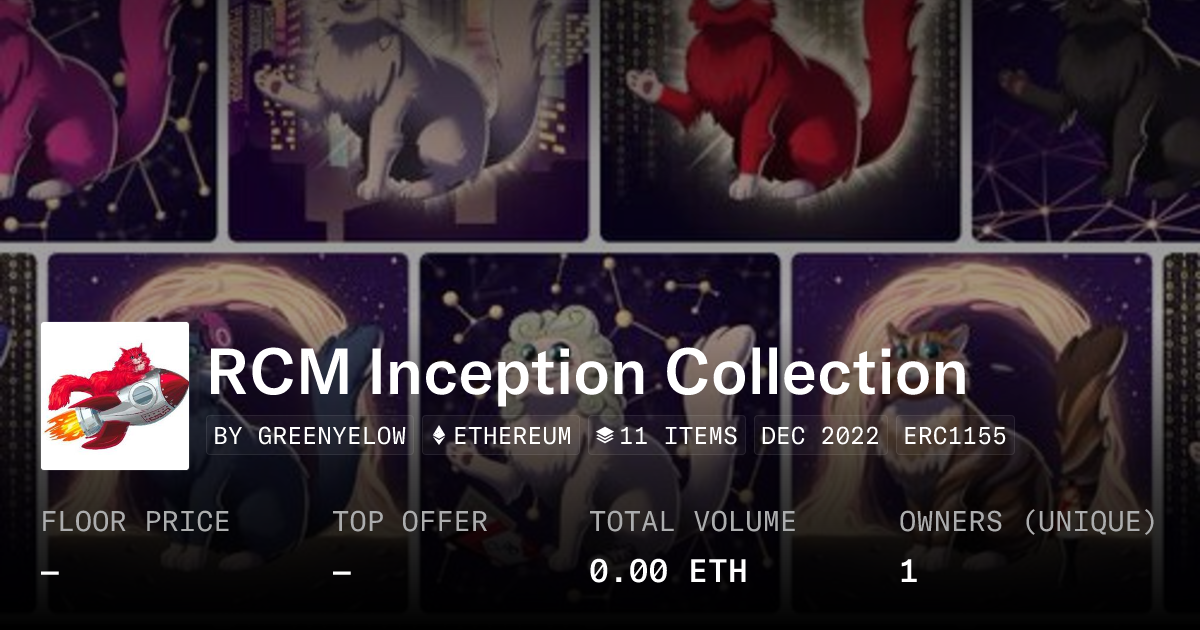 RCM Inception Collection - Collection | OpenSea