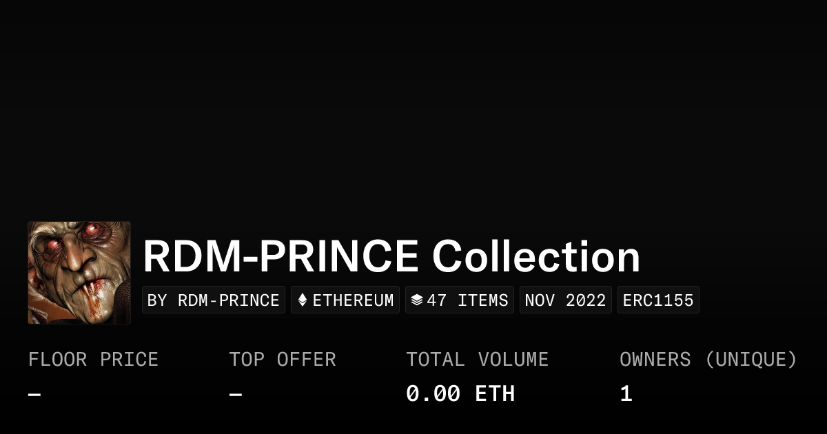 RDM-PRINCE Collection - Collection | OpenSea