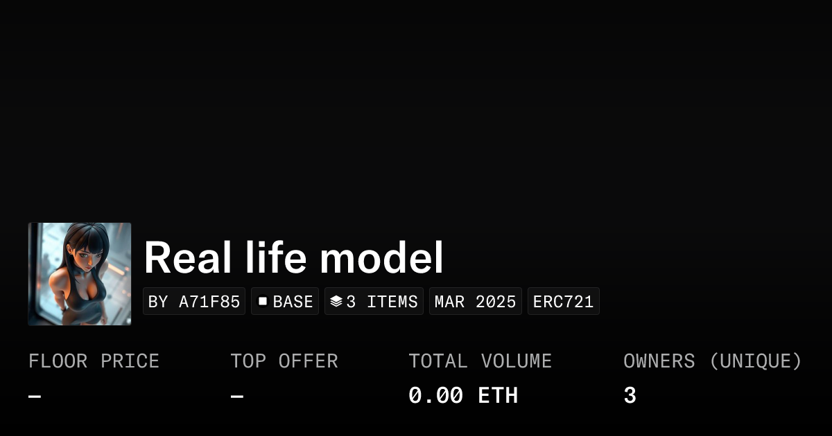 Real life model - Collection | OpenSea