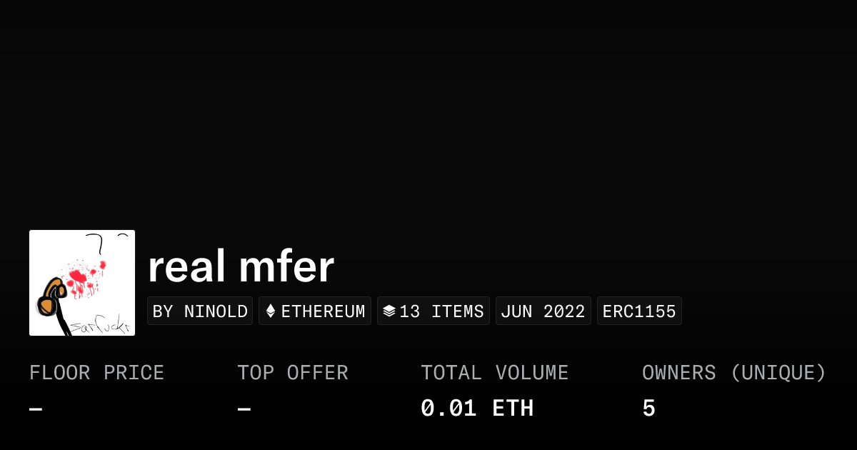 real mfer - Collection | OpenSea