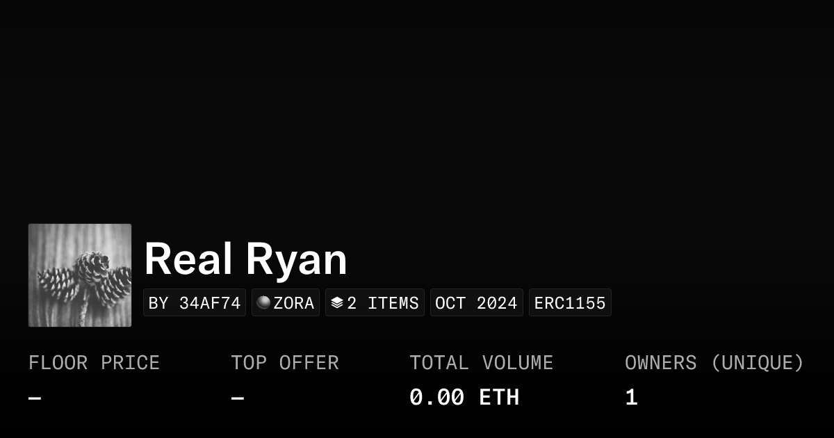 Real Ryan - Collection | OpenSea