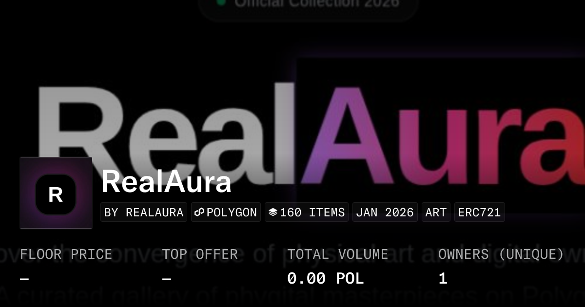 RealAura - Collection | OpenSea