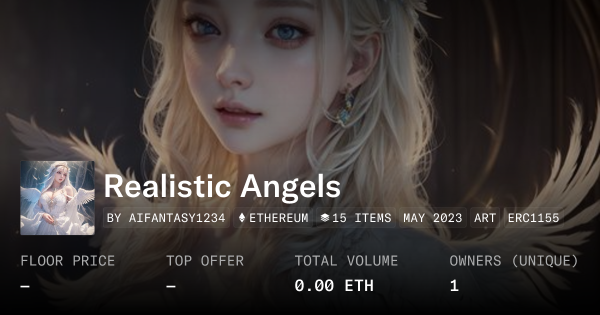 Realistic Angels - Collection | OpenSea