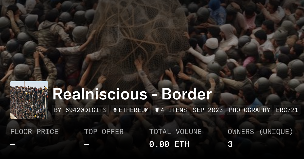 Realniscious - Border - Collection | OpenSea