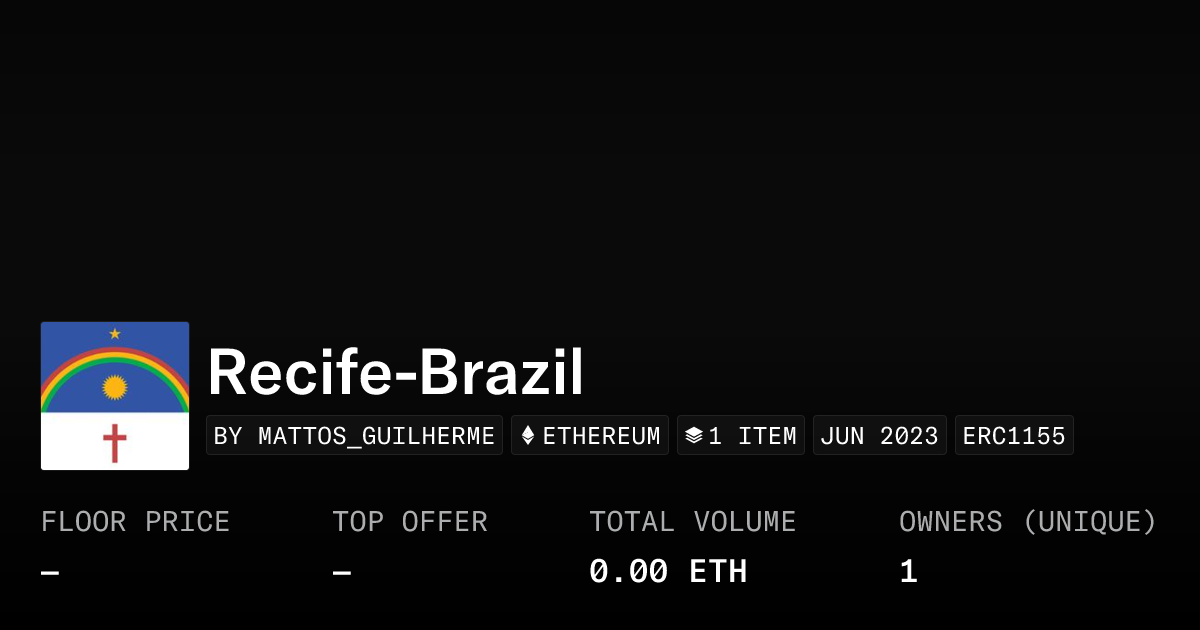 Recife-Brazil - Collection | OpenSea