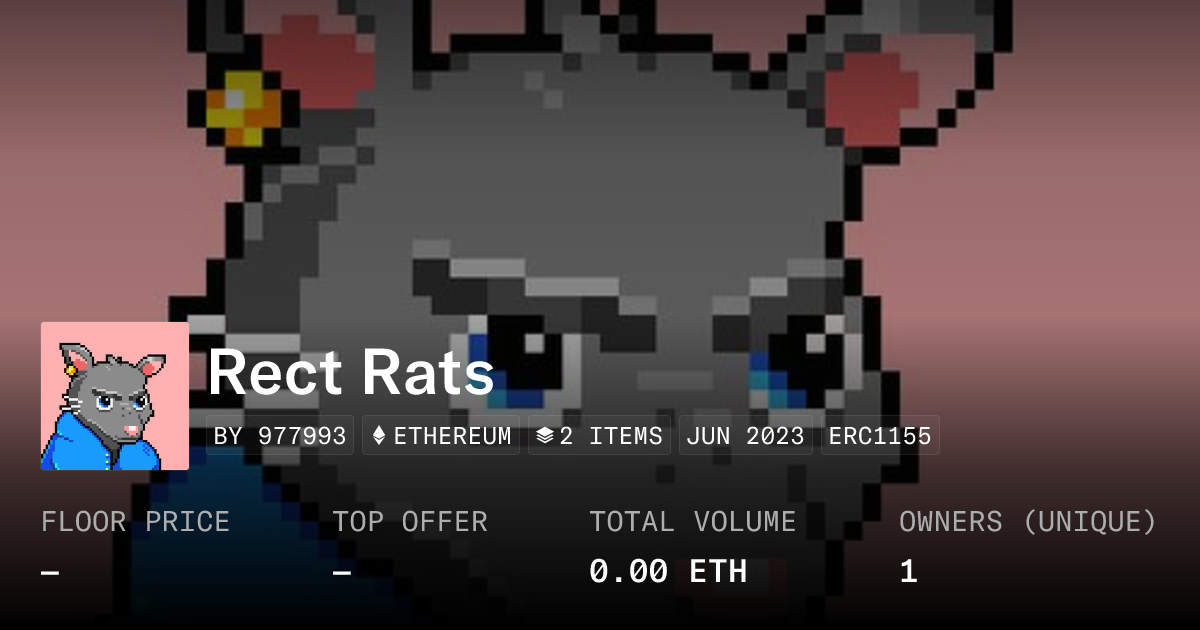 Rect Rats - Collection | OpenSea