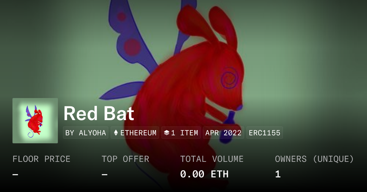 Red Bat - Collection | OpenSea