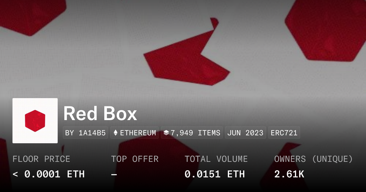 Red Box - Collection | OpenSea