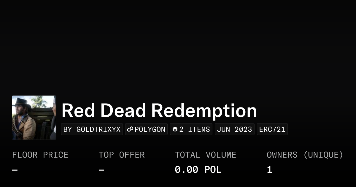 Red Dead Redemption - Collection | OpenSea