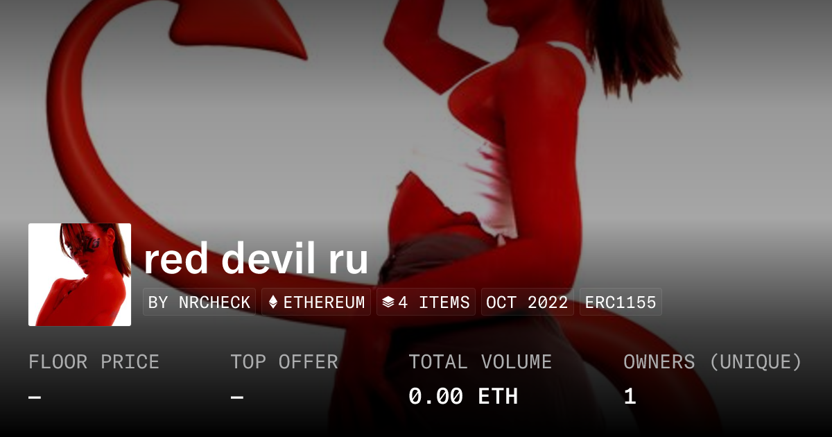 red devil ru - Collection | OpenSea