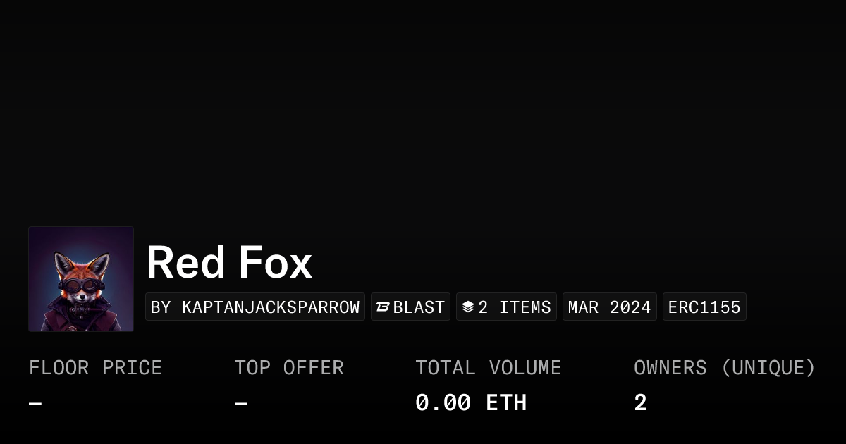 Red Fox - Collection | OpenSea