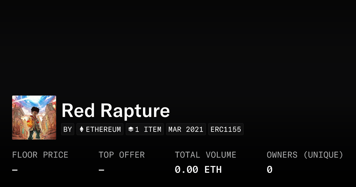 Red Rapture - Collection | OpenSea