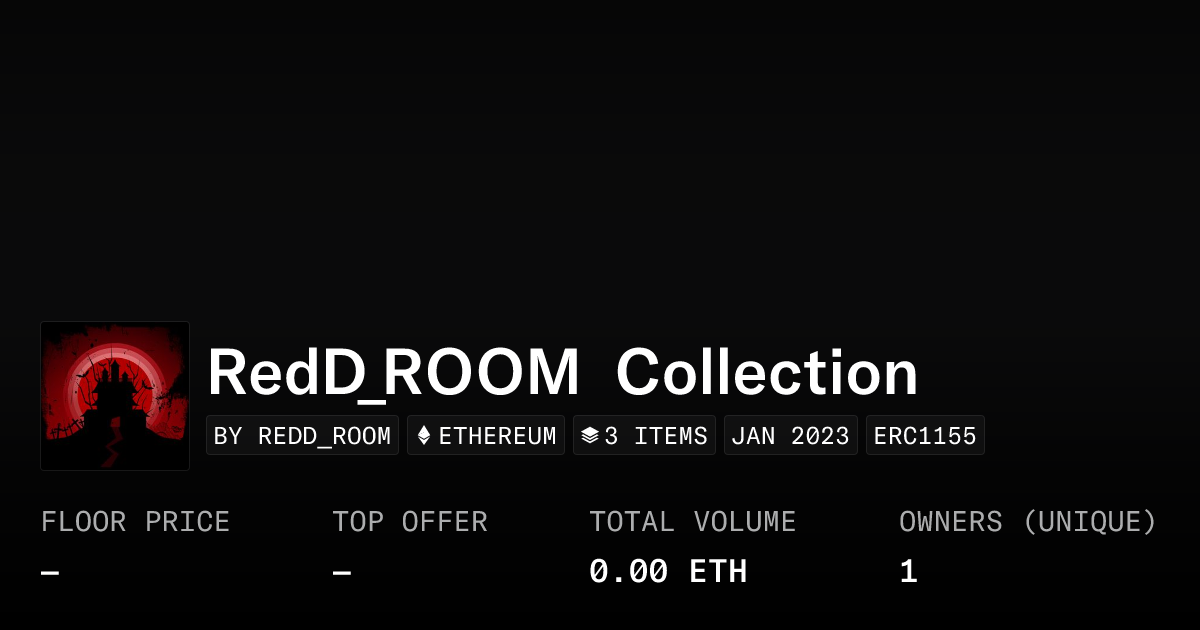 RedD_ROOM Collection - Collection | OpenSea