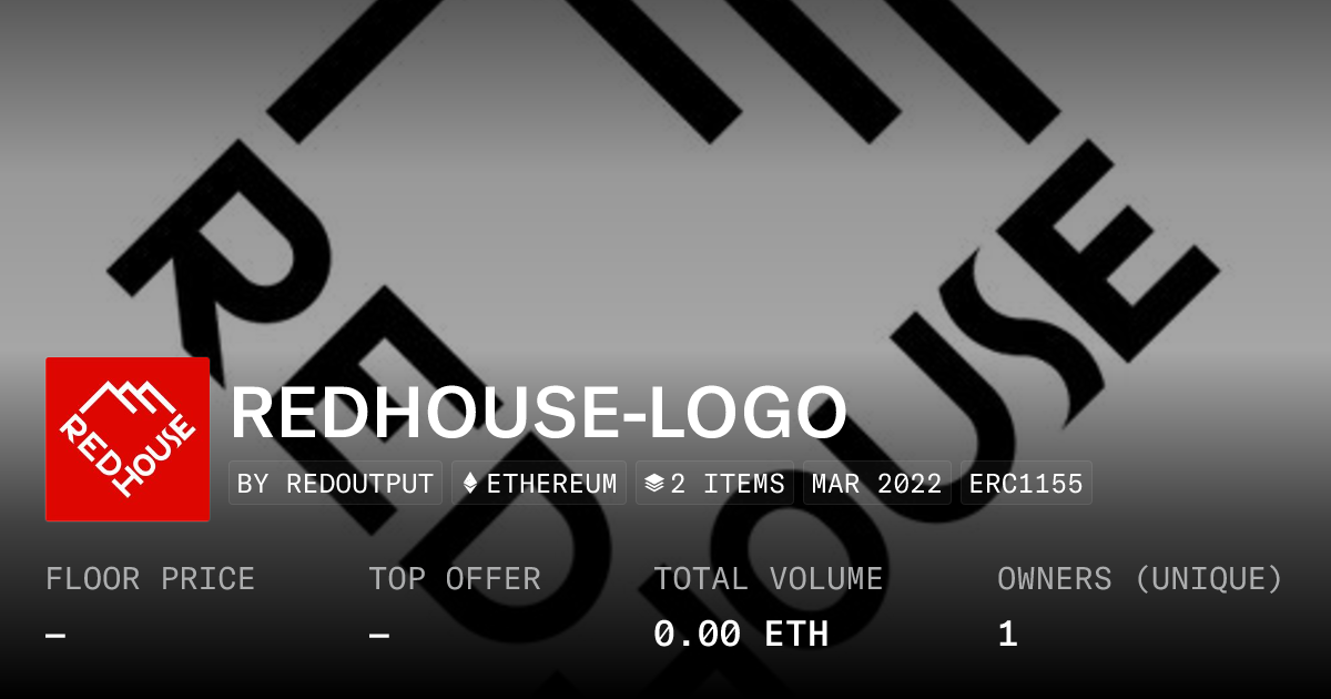 REDHOUSE-LOGO - Collection | OpenSea