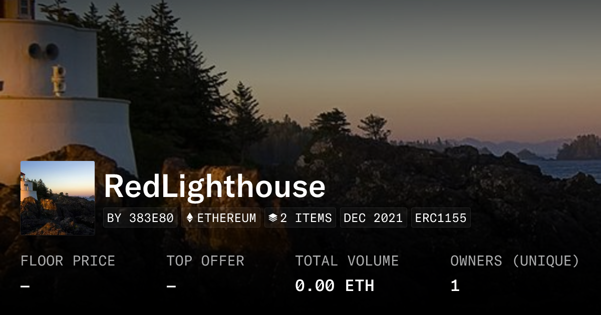 RedLighthouse - Collection | OpenSea