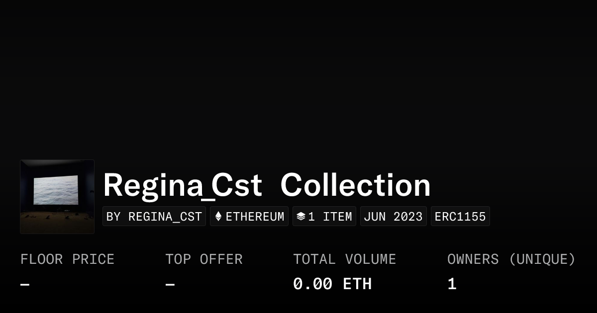 Regina_Cst Collection - Collection | OpenSea