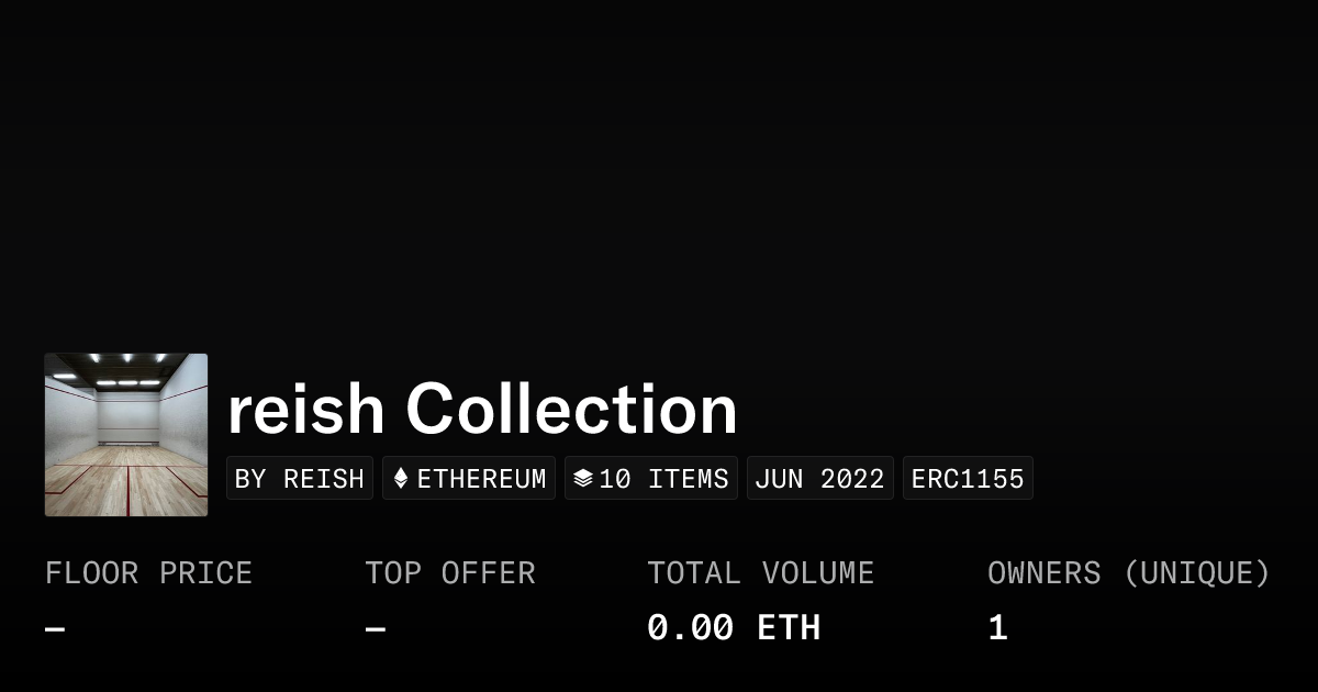 reish Collection - Collection | OpenSea