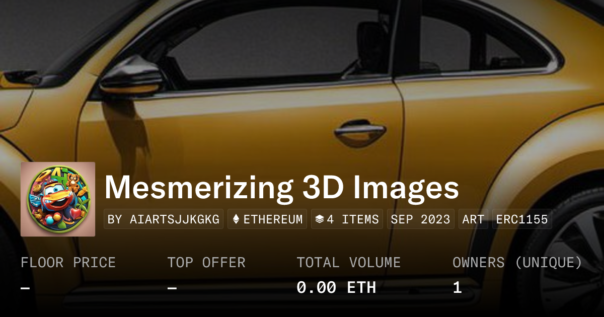 Mesmerizing 3D Images - Collection | OpenSea