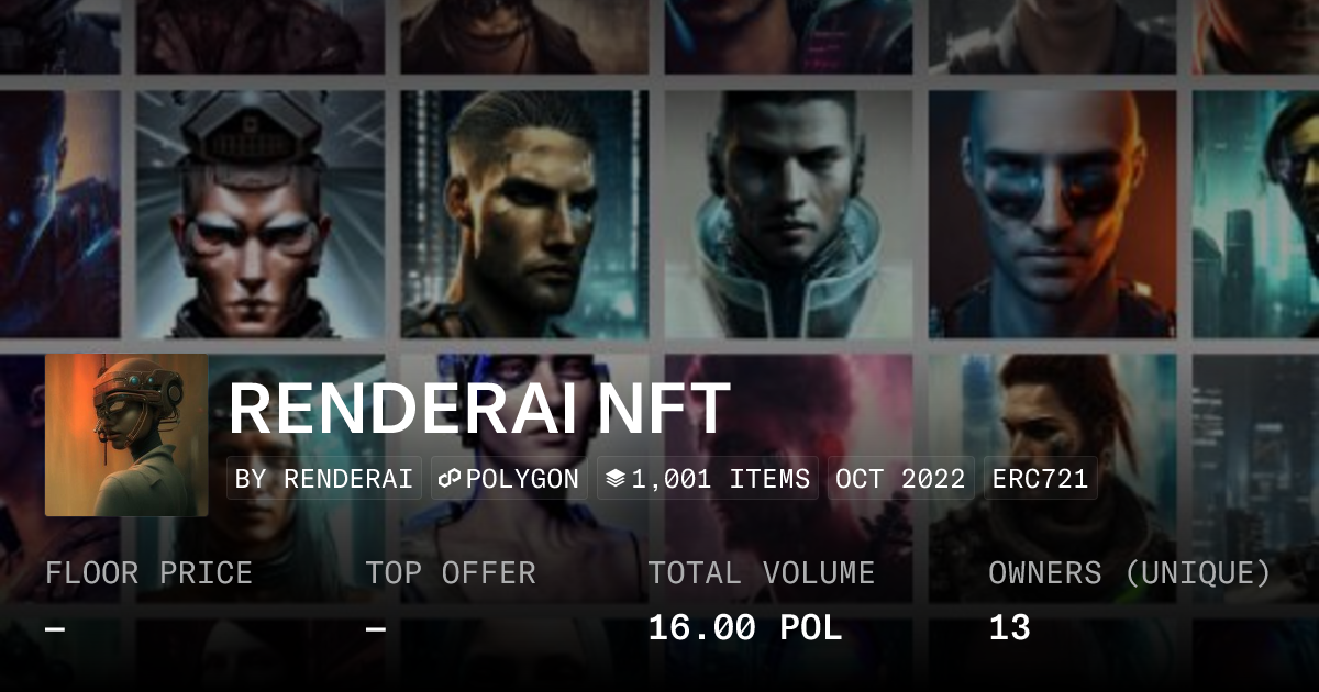 RENDERAI NFT - Collection | OpenSea