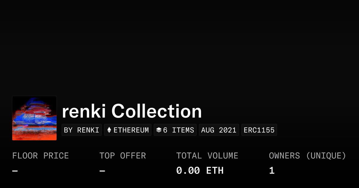 renki Collection - Collection | OpenSea