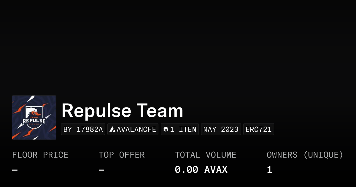Repulse Team - Collection | OpenSea