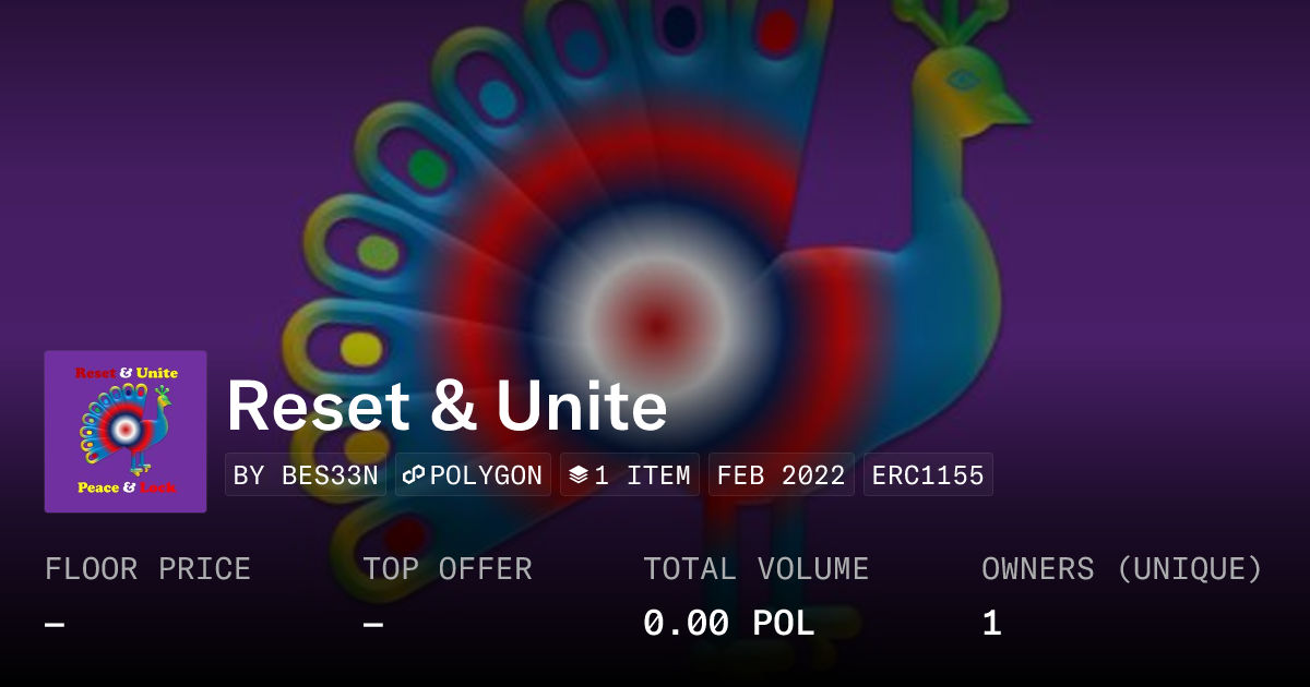 Reset & Unite - Collection | OpenSea