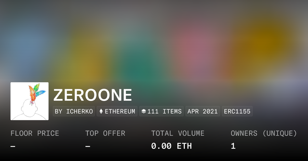 ZEROONE - Collection | OpenSea