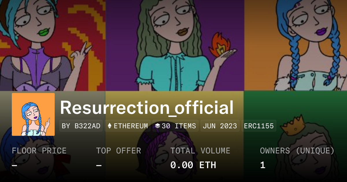 Resurrection_official - Collection | OpenSea
