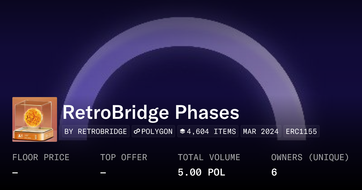 RetroBridge Phases - Collection | OpenSea