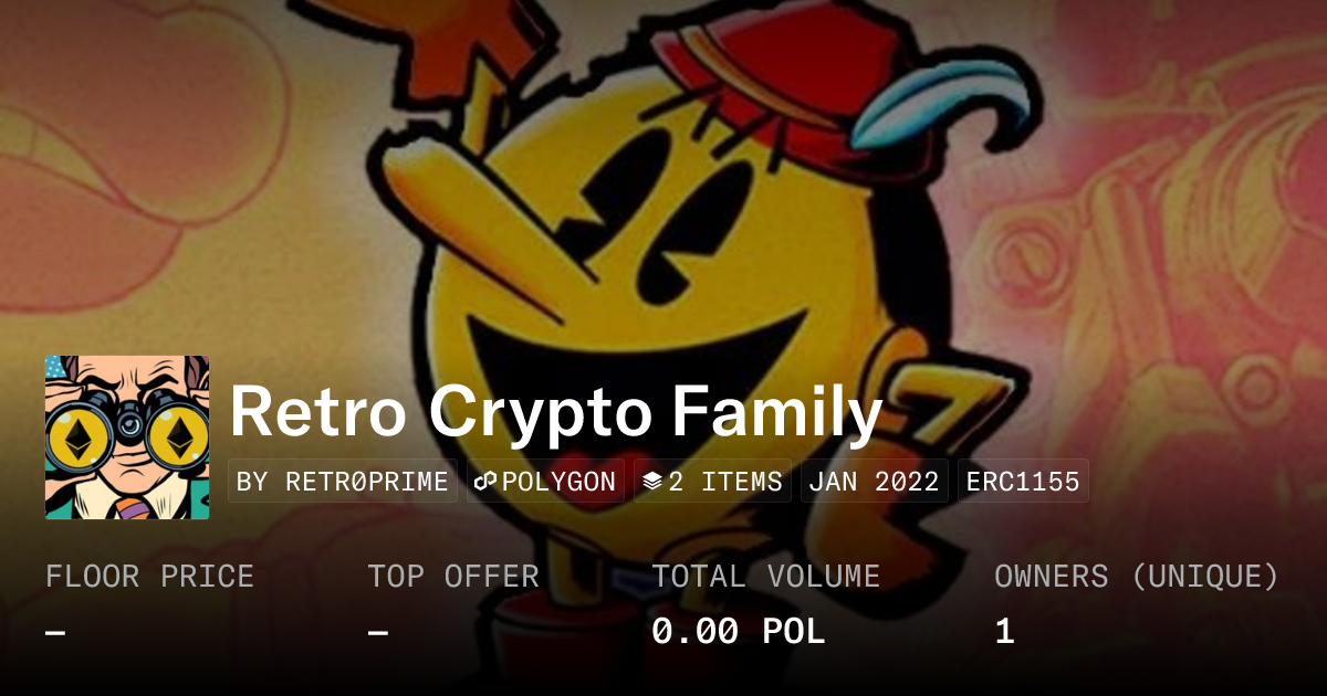 Retro Crypto Family - Collection | OpenSea