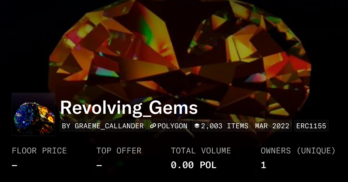 Revolving_Gems - Collection | OpenSea
