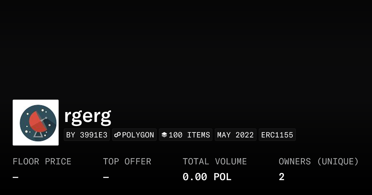 rgerg - Collection | OpenSea