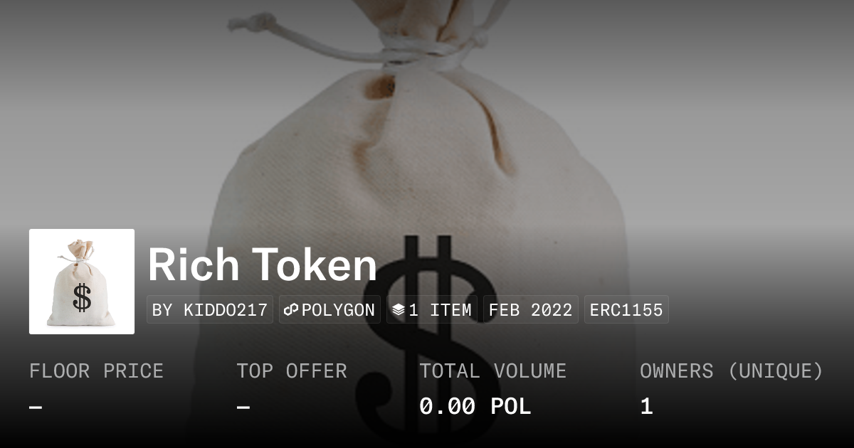 Rich Token - Collection | OpenSea