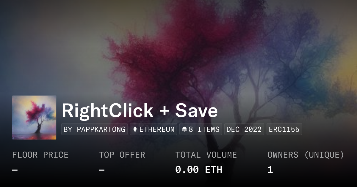 RightClick + Save - Collection | OpenSea