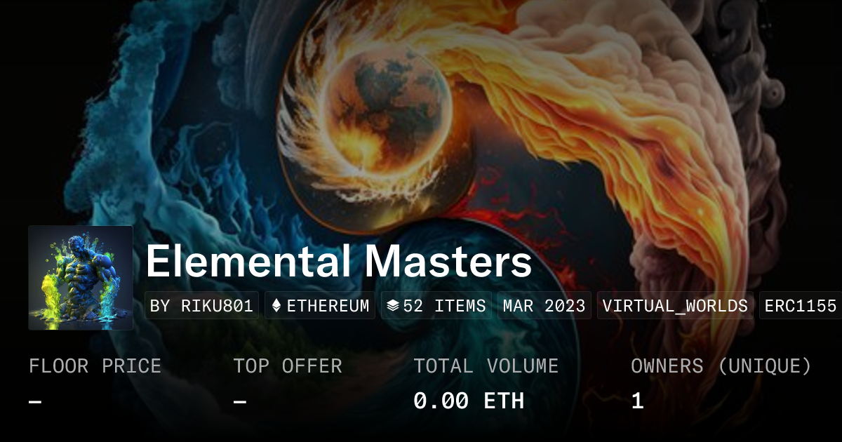 Elemental Masters - Collection | OpenSea