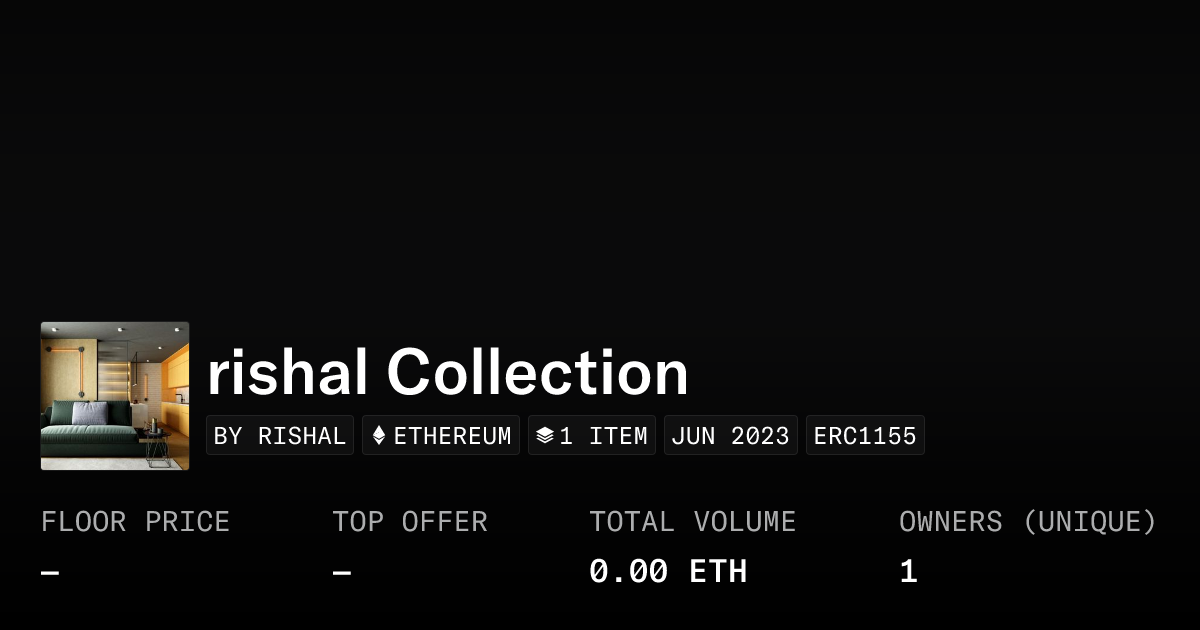 rishal Collection - Collection | OpenSea