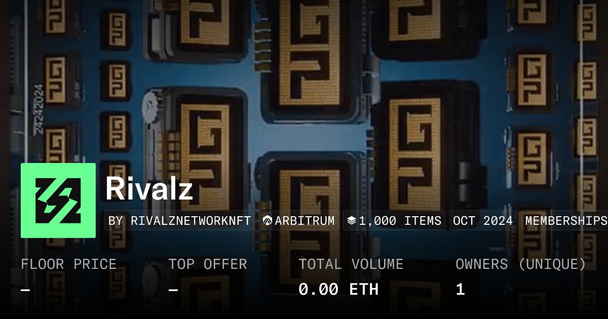 Rivalz - Collection | OpenSea